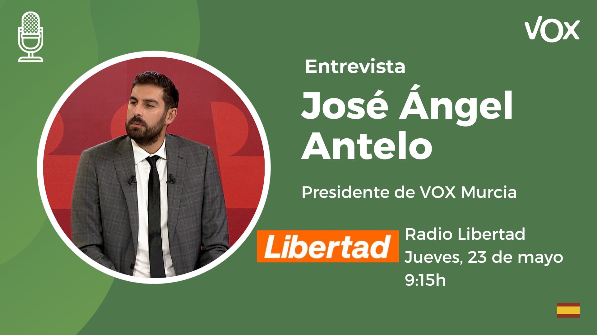 Entrevista a José Ángel Antelo, vicepresidente de la Región de Murcia ...